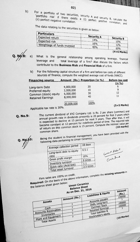 Business Administration (Paper-II) PMS Past Paper 2017 – Jahangir's ...