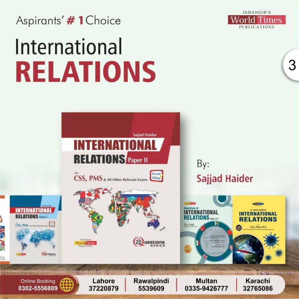 Best Books for International Relations - Jahangir's World Times