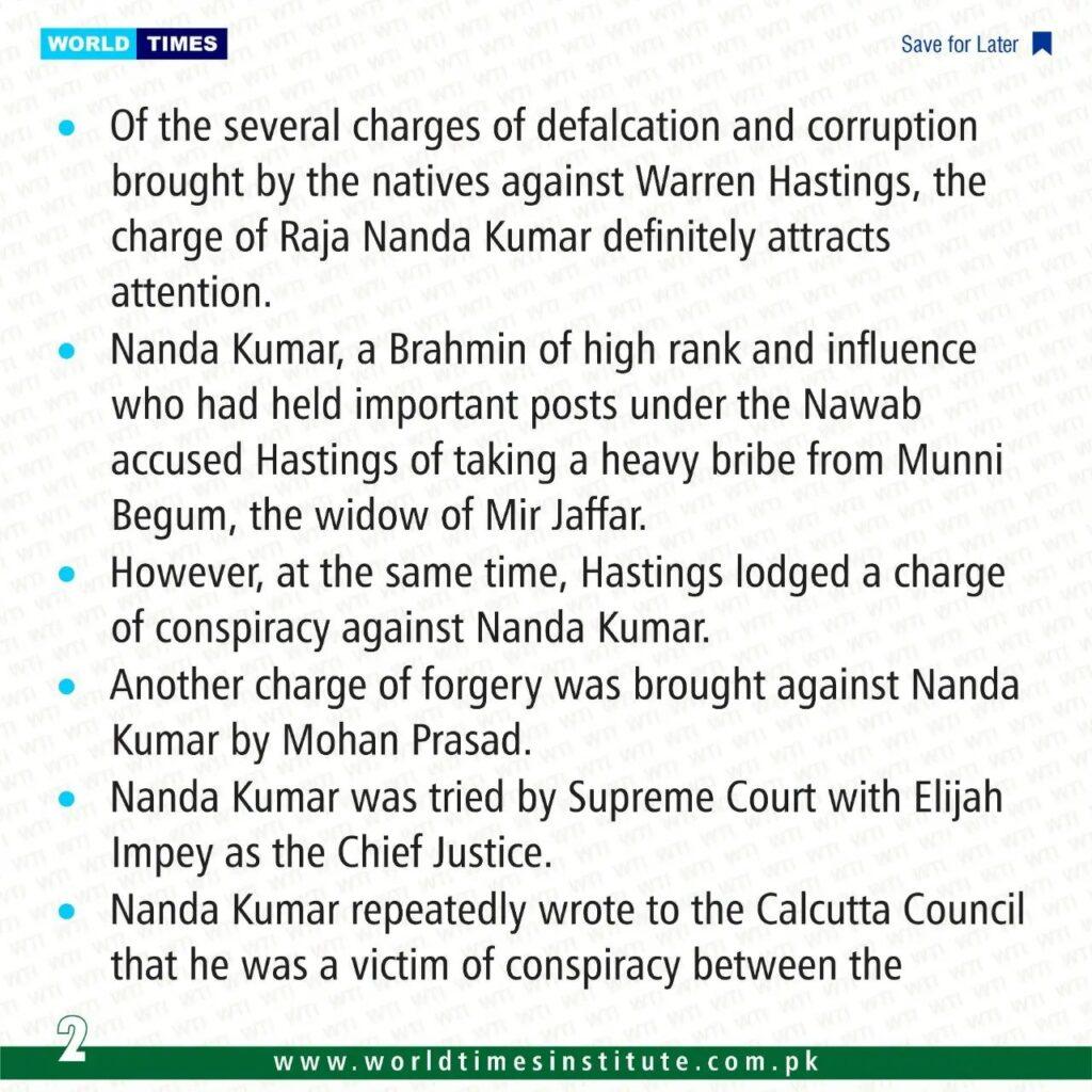 Case of Maharaja Nanda Kumar – Jahangir's World Times