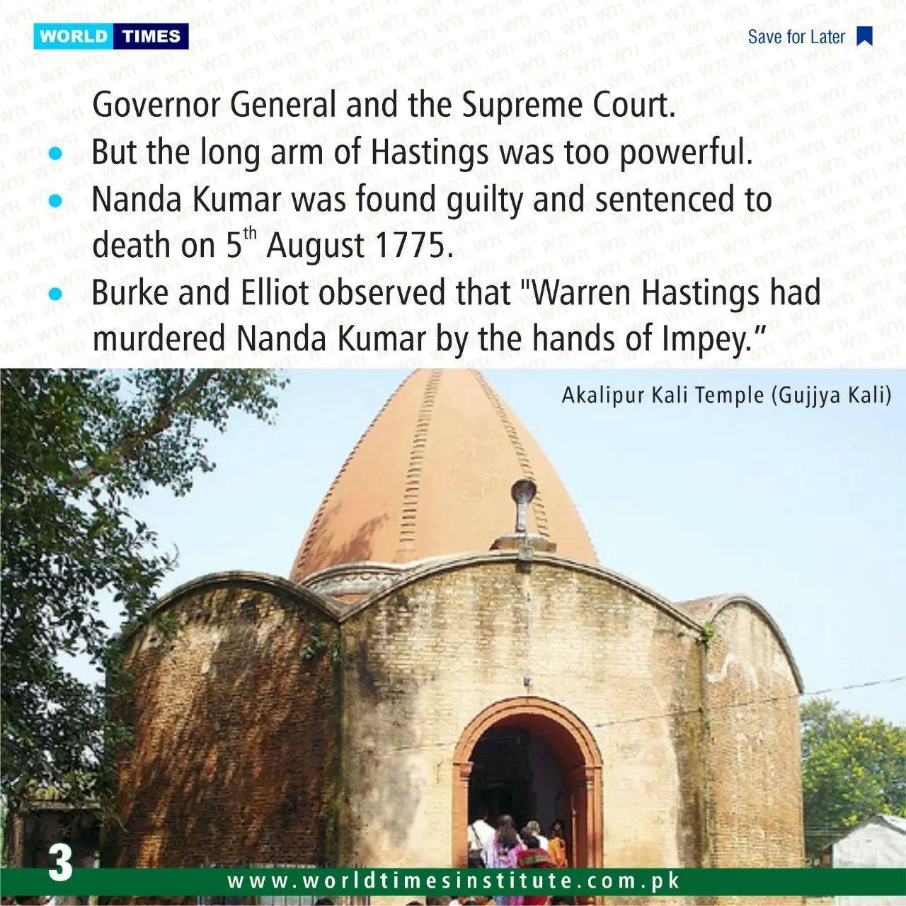 Case of Maharaja Nanda Kumar - Jahangir's World Times