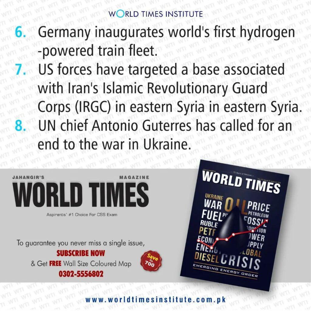 International News 25-08-2022 – Jahangir's World Times