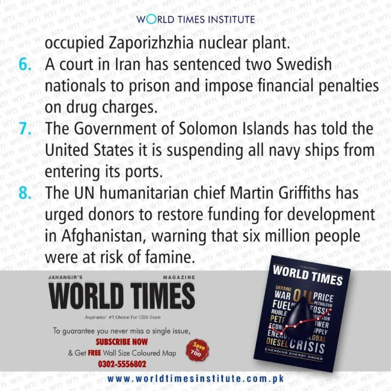 Editorial Nov-2022 – Jahangir's World Times