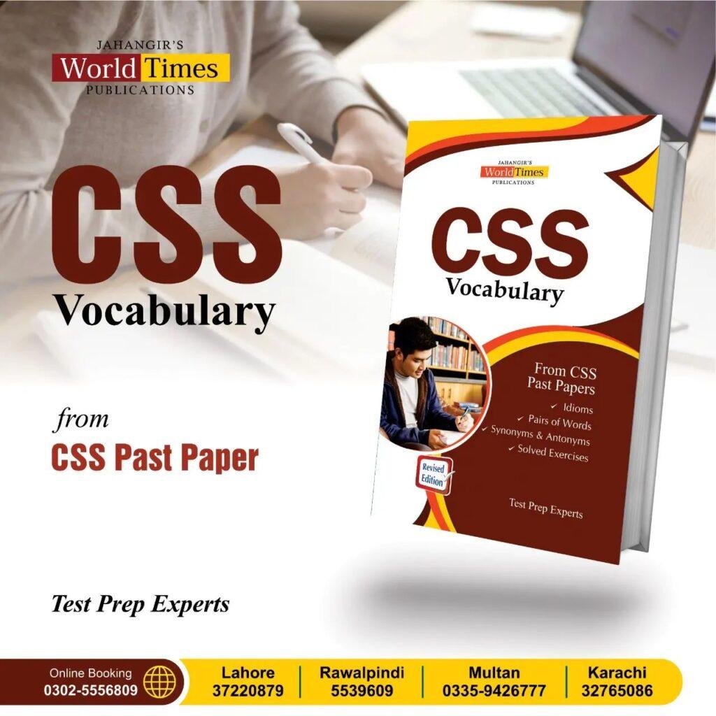 CSS Vocabulary. 17-11-2022 – Jahangir's World Times