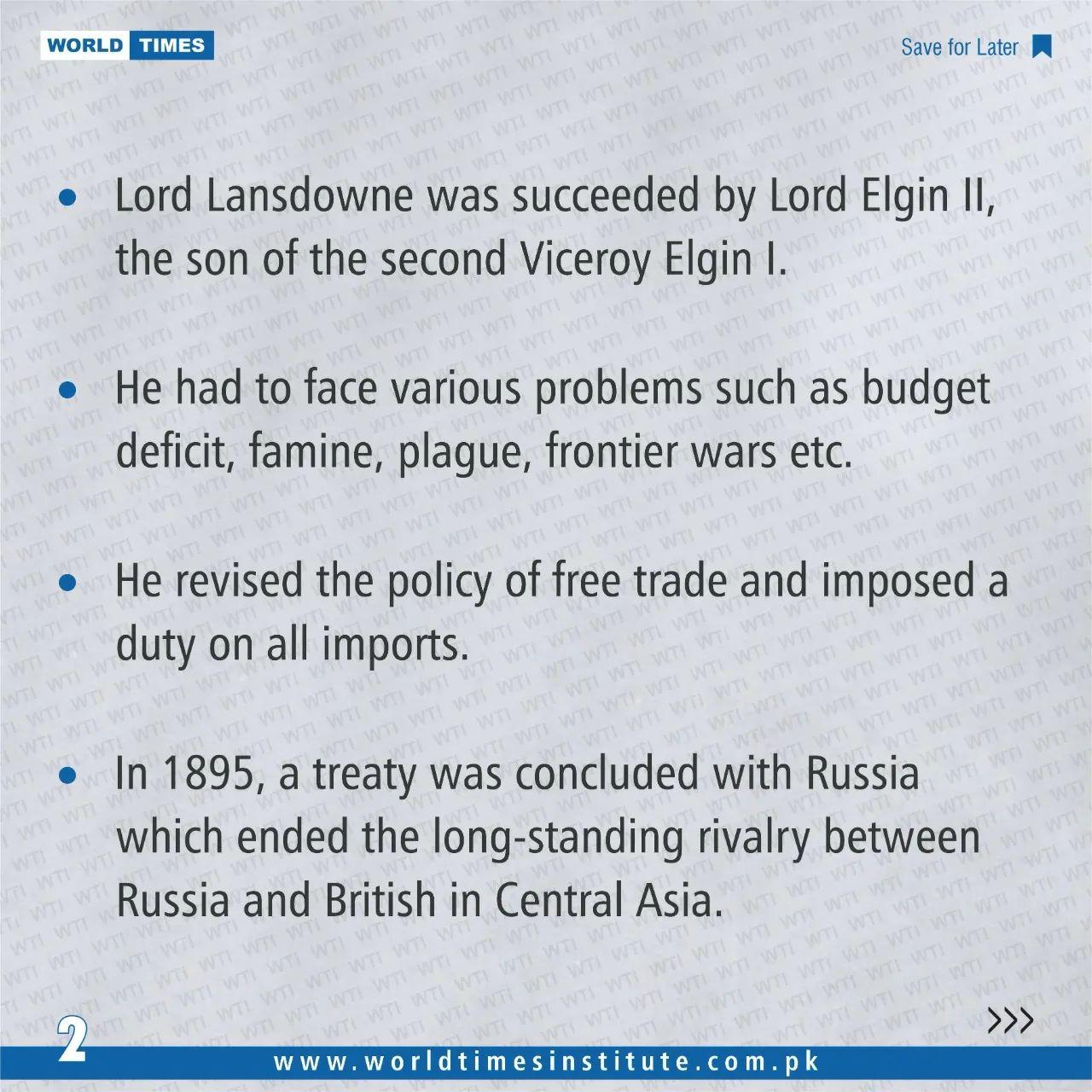 Lord Elgin II (Viceroy of India) - Jahangir's World Times