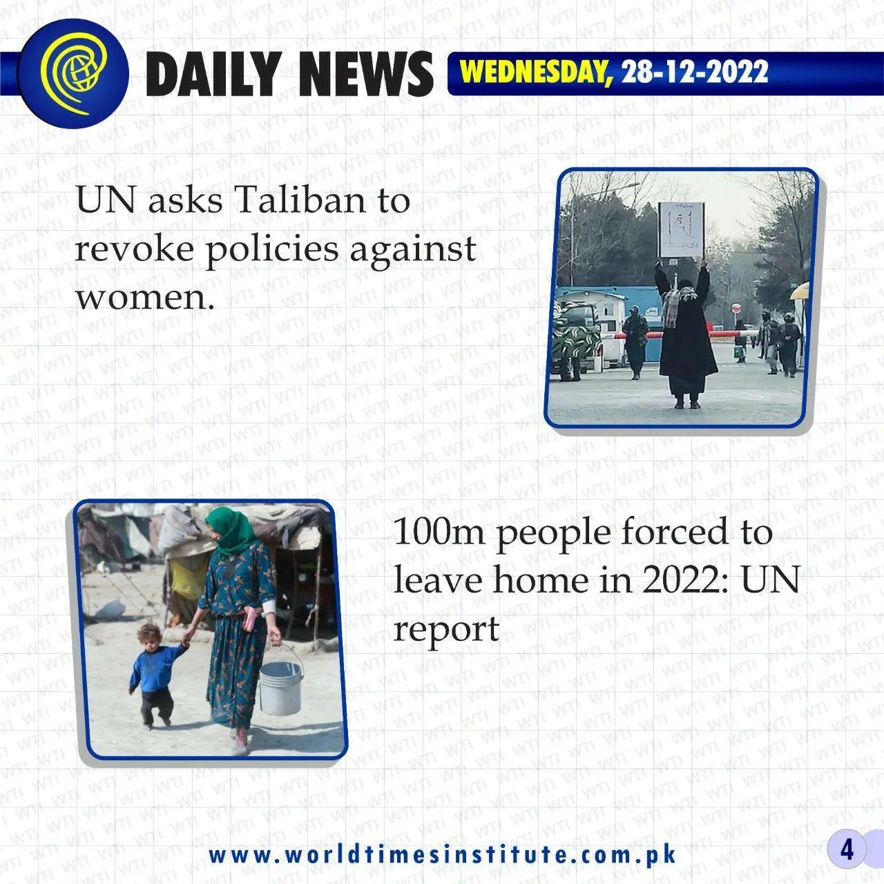 Daily News 28-12-2022 - Jahangir's World Times