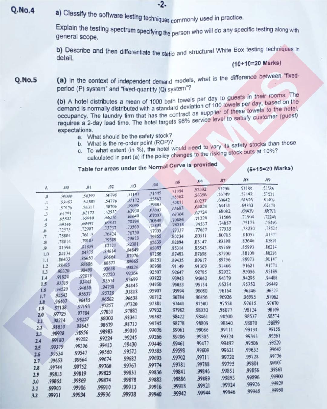 PMS Paper 2023 Principle of Engineering (Paper-II) - Jahangir's World Times