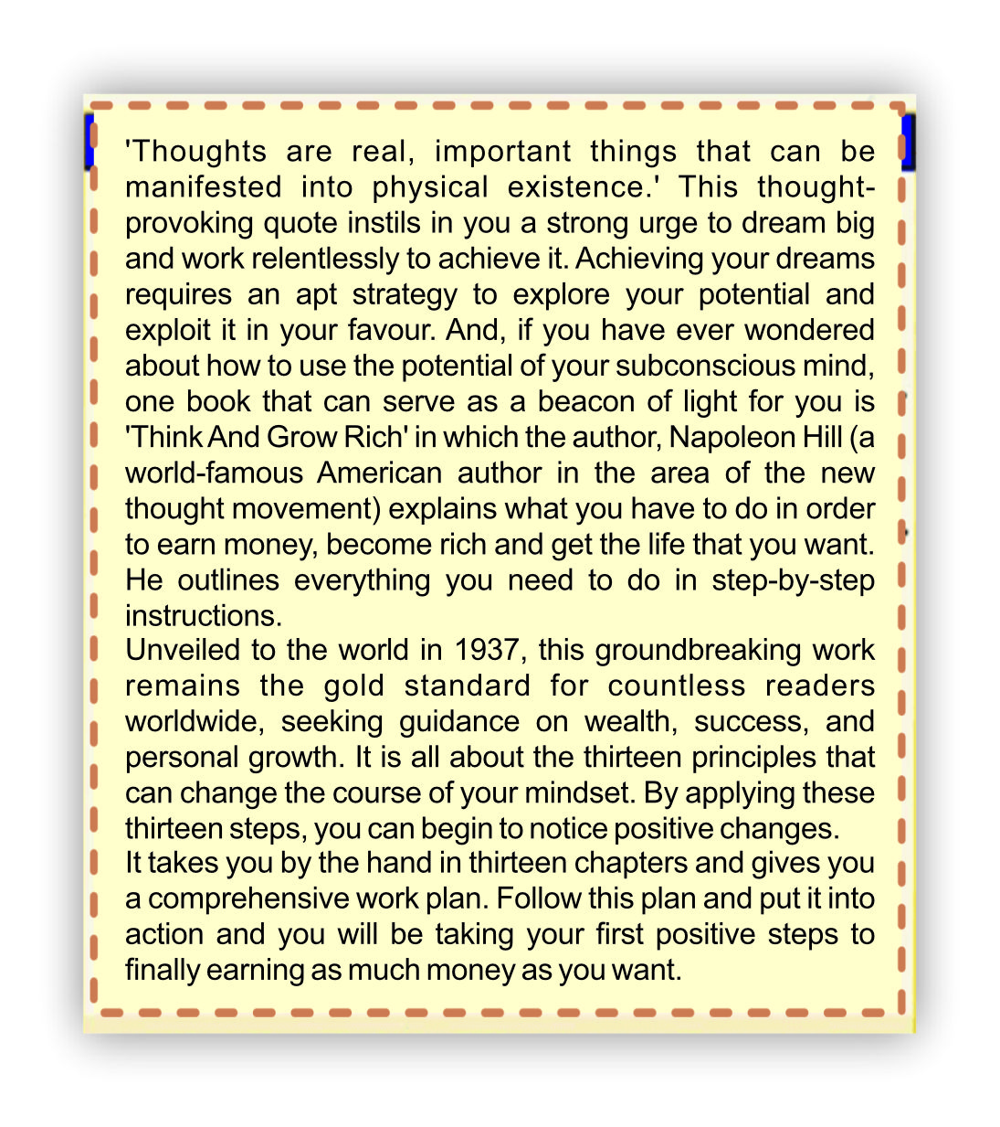 Think & Grow Rich by Napoleon Hill – Jahangir's World Times